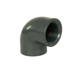 PVC pipe fitting - 90° bend 110 x 4" int.