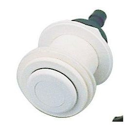 Pneumatic button, including conduit sleeve -- for prefabricated pools