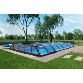 Telescopic Swimming Pool Enclosure Dallas B 5,2x8,6x1 m